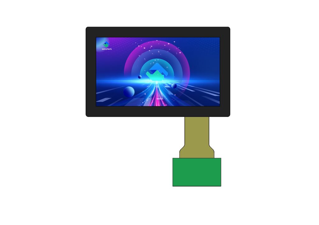7-inch Open Frame Industrial Touch Unit - Saivytech